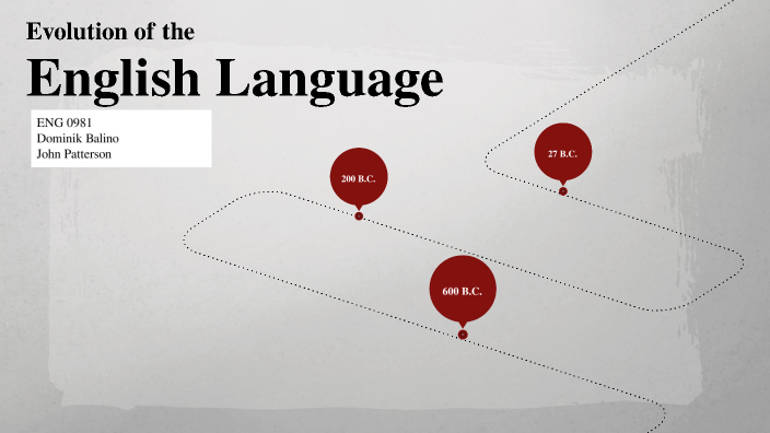 The Evolution of the English Language by Dominik Balino on Prezi