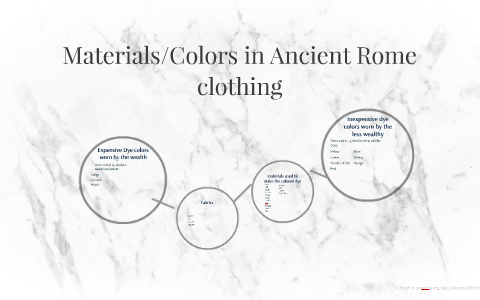 Colors in Ancient Rome clothing by michelle ye on Prezi