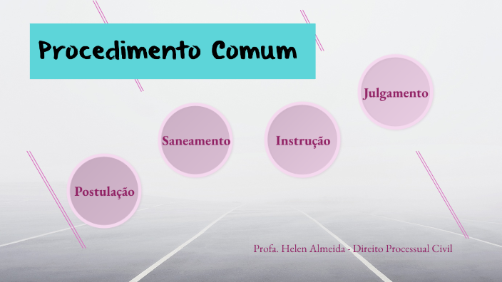 Procedimento Comum by Helen Almeida on Prezi