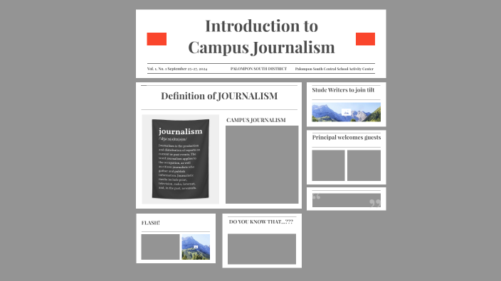 Introduction to Campus Journalism by DJ Rothel on Prezi