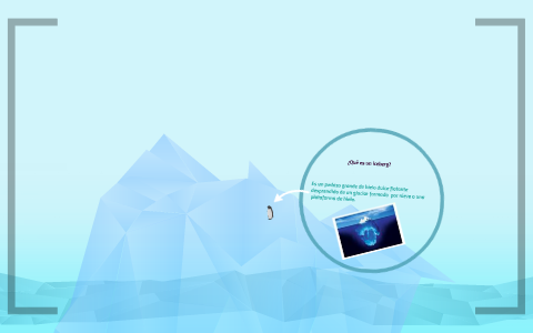 Qué Es Un Iceberg By Mireya Cortés On Prezi