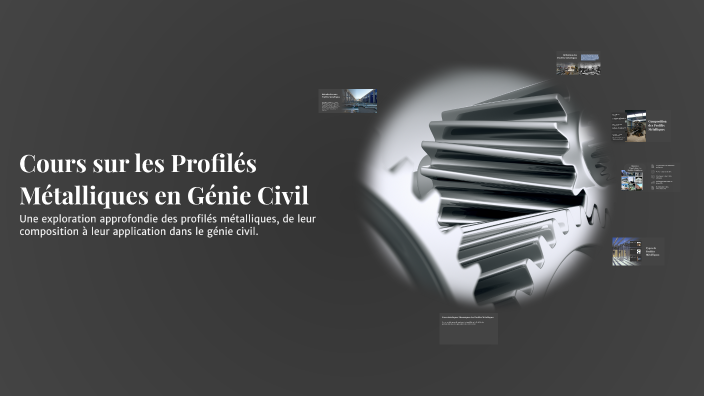 Cours sur les Profilés Métalliques en Génie Civil by ghofrane chouchene ...