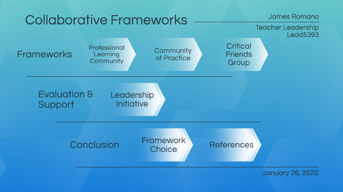 Collaborative Frameworks by James Romano on Prezi