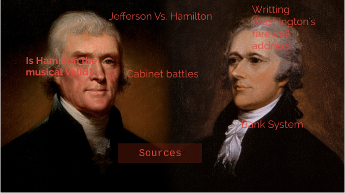 Hamilton The musical Act two TJ v. Hamilton by Charlie Walder on Prezi