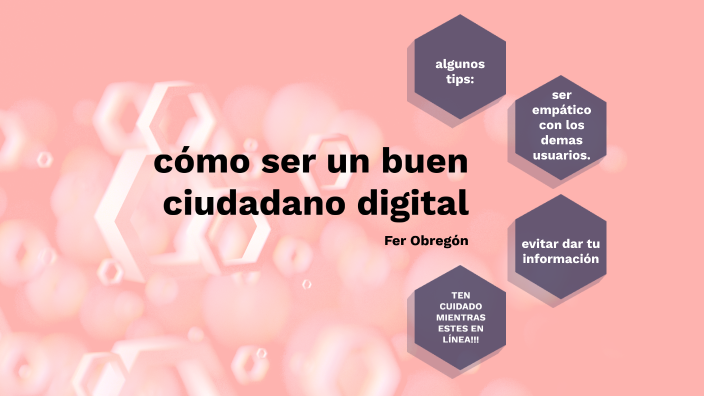 cómo ser un buen ciudadano digital by MARIA FERNANDA OBREGON MARTINEZ ...