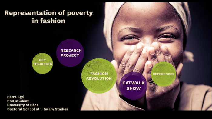 Poverty representation in Fashion by e eee