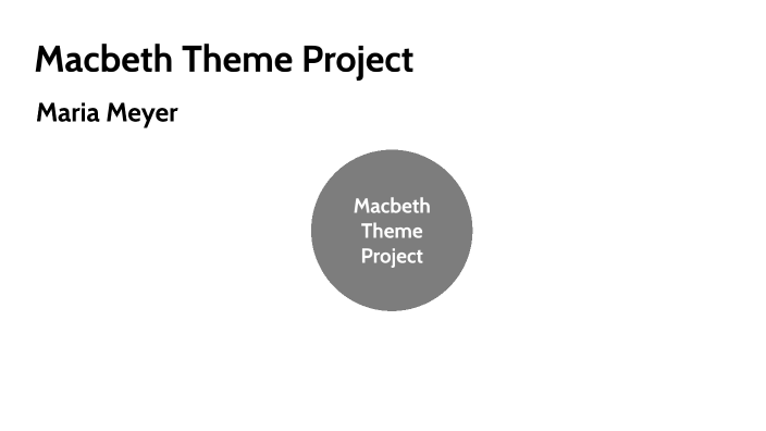 Macbeth Theme Project by Maria Meyer on Prezi