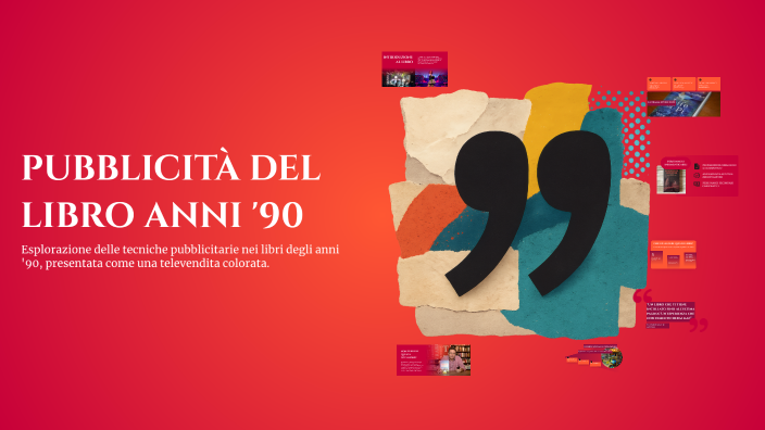 PUBBLICITÀ DEL LIBRO ANNI '90 by Andrea Cosimo Diaferio on Prezi