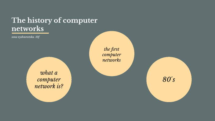 The history of computer networks by Sona Vyshnevetska on Prezi