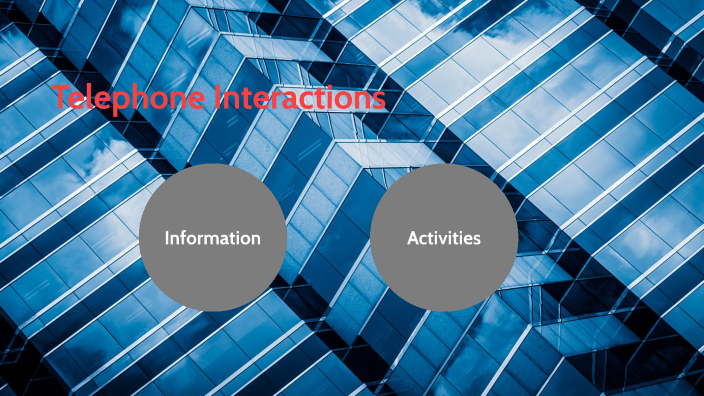 Telephone Interactions by José María Muñoz Villagómez on Prezi