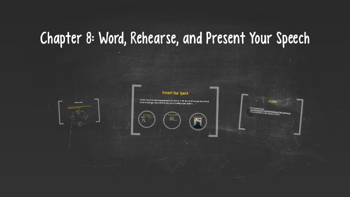 Chapter 8: Word, Rehearse, and Present Your Speech by Ashley Reyna on Prezi
