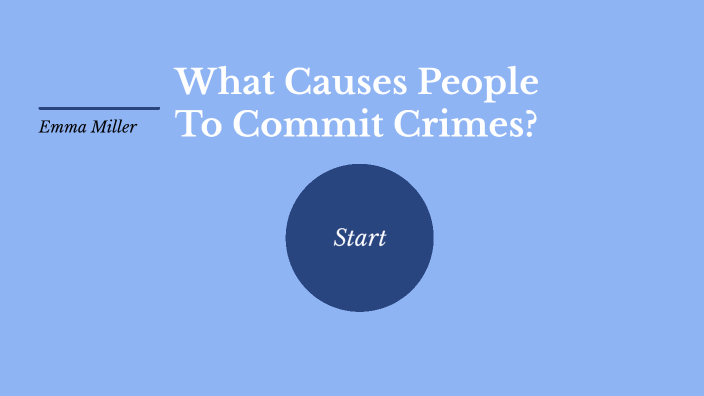 What Causes People to Commit Crimes? by emma Miller on Prezi