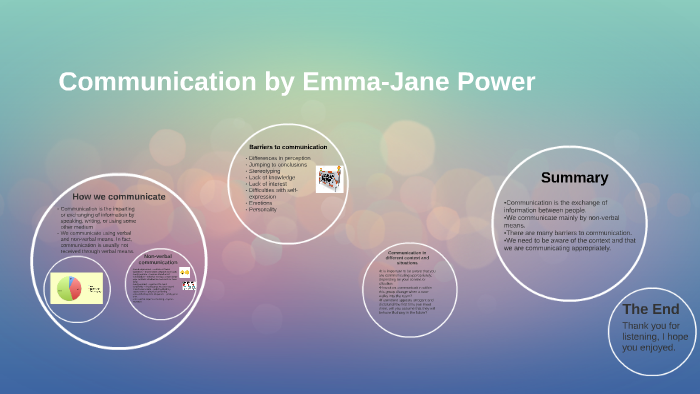 Why we need communication by Emma-Jane Power on Prezi