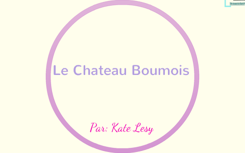 Le Chateau de Boumois by Kate Lesy on Prezi