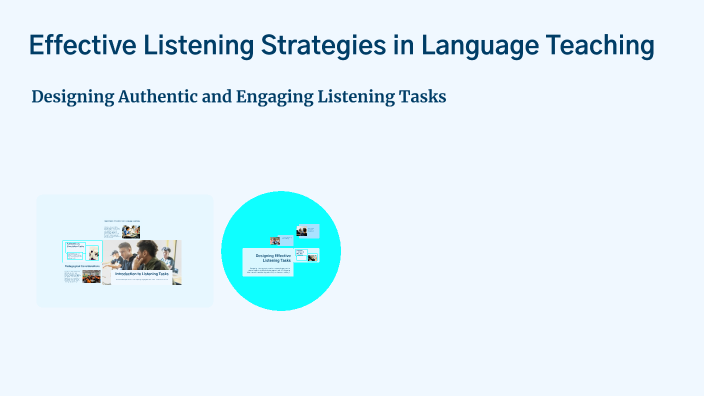 Effective Listening Strategies in Language Teaching by Sbtte DA Edson ...