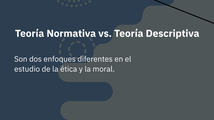 Teoría Normativa y Teoría Descriptiva by JAQUELINA ROJAS on Prezi