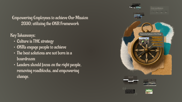Empowering Employees through Our Culture Compass and OKR Framework by ...