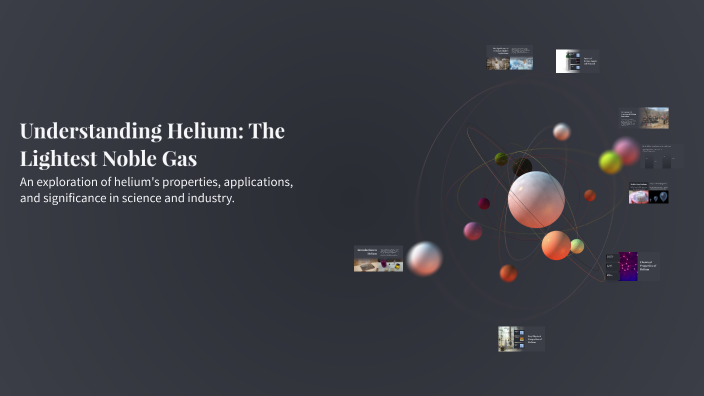 Understanding Helium: The Lightest Noble Gas by Sara Raos on Prezi