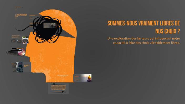 Sommes-nous vraiment libres de nos choix ? by nou nou on Prezi