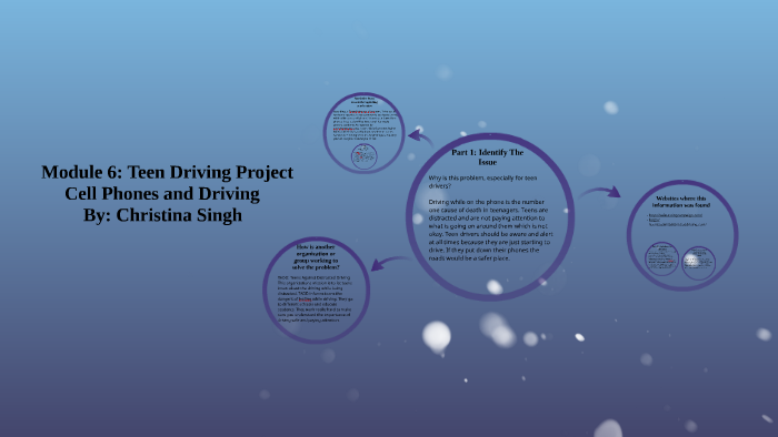 Module 6: Teen driving project by Christina Singh on Prezi