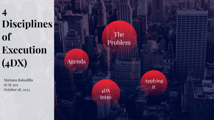 4 Disciplines of Execution (4DX) by Mariana Bobadilla on Prezi