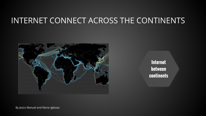 How does Internet connect across the continents? by Jesús Manuel Jimeno ...