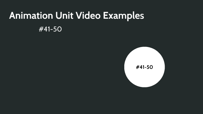 Animation Unit Test Video Examples by Sarah Horn on Prezi