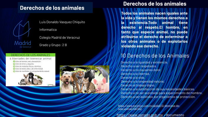 Proyecto 2. Derecho de los animales by Luis Donaldo Vasquez Chiquito on ...