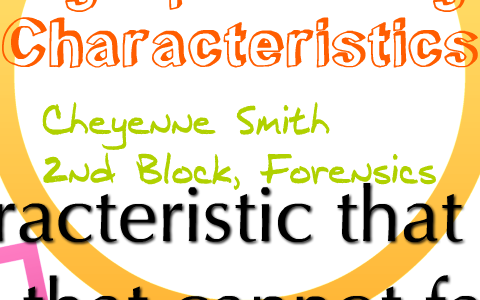 Ridge Characteristics by cheyenne smith on Prezi