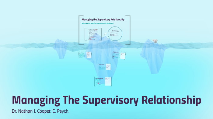 Managing the Supervisory Relationship by Nathan Cooper on Prezi