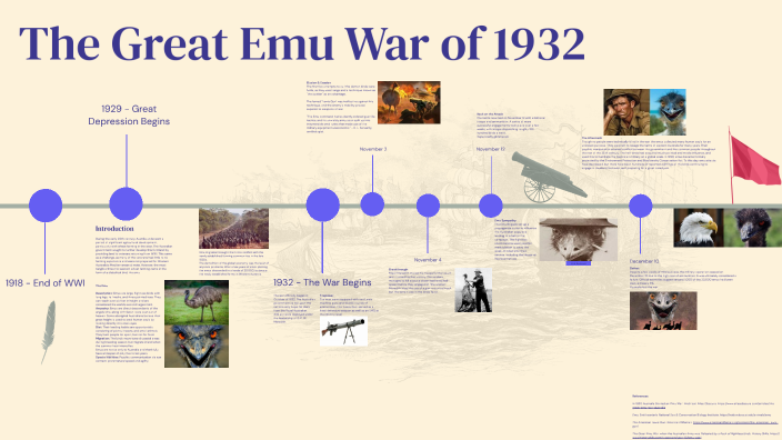 The Great Emu War of 1932 by Taylor Clapp on Prezi