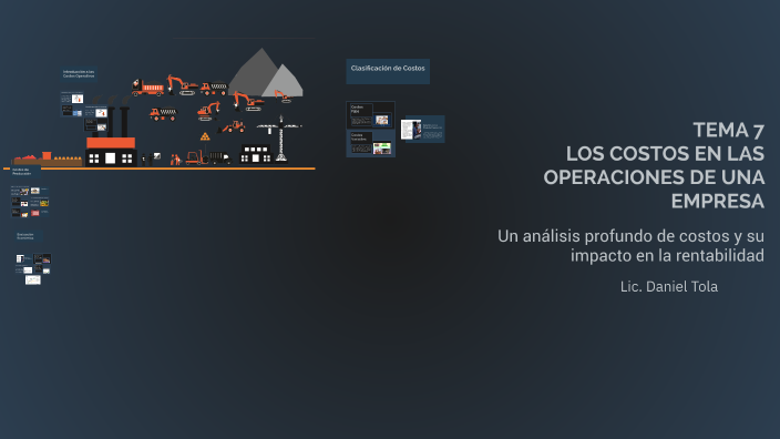 LOS COSTOS EN LAS OPERACIONES DE UNA EMPRESA by Danilo Ponce on Prezi