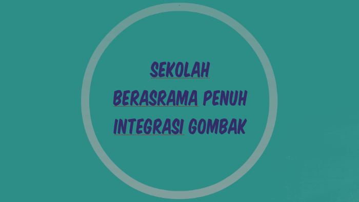 SEKOLAH BERASRAMA PENUH INTEGRASI GOMBAK by Syahirah Afandi on Prezi