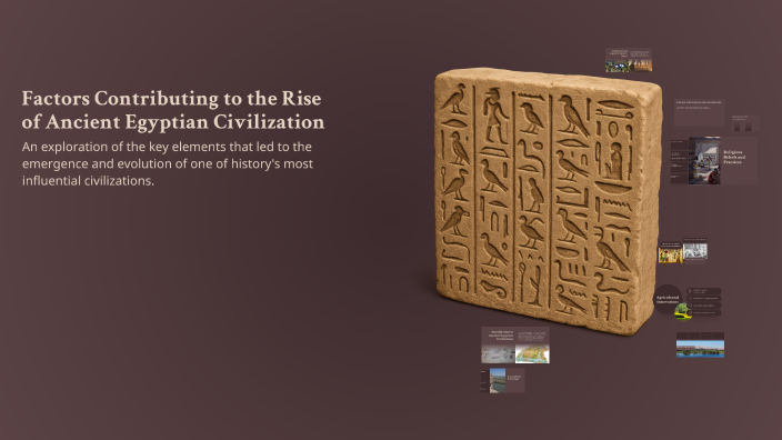 Factors Contributing to the Rise of Ancient Egyptian Civilization by ...