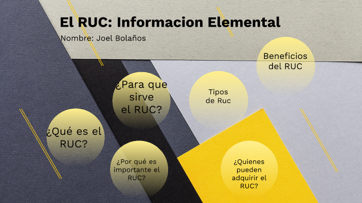 Ruc Y Sus Caracteristicas by Joel Bolaños on Prezi
