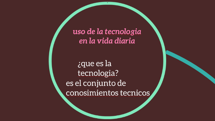 uso de la tecnologia en la vida diaria by jesus raudel on Prezi