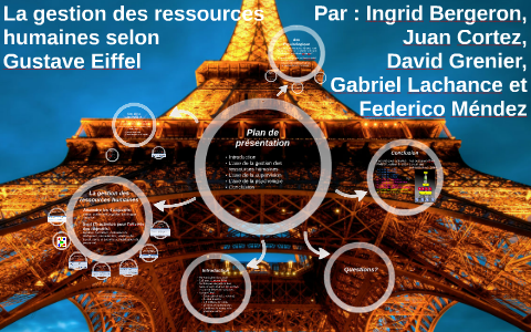 La gestion de projet selon Gustave Eiffel by Ingrid Bergeron on Prezi