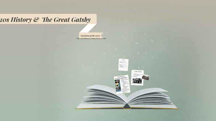 1920s History & The Great Gatsby by