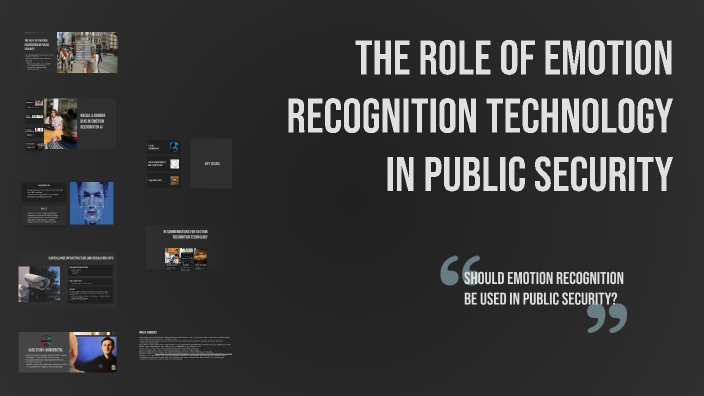 The Implications of Emotion Recognition Technology in Public Security ...