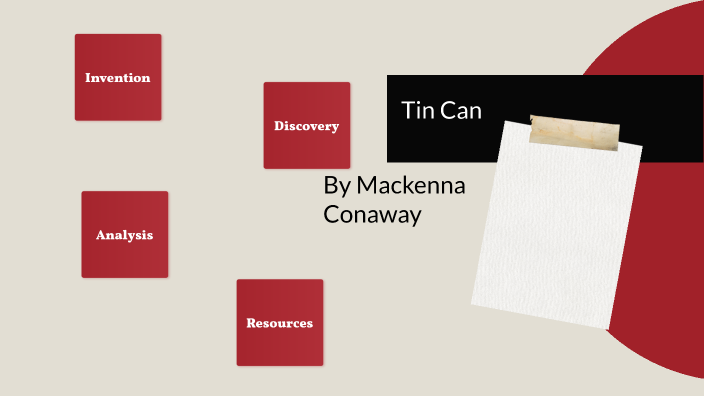Tin Can by mackenna Conaway on Prezi