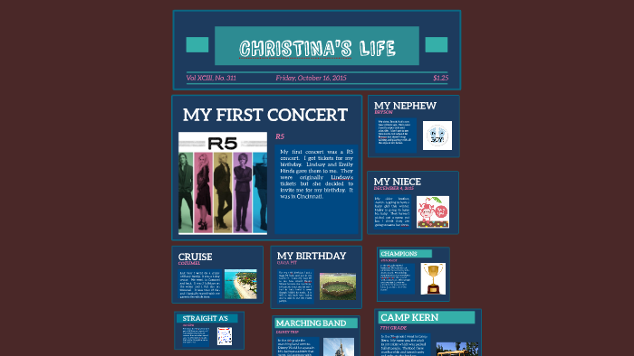 Christina's Life by Christina Bronner on Prezi