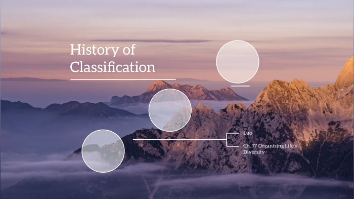 History of classification by Kaitlyn Luo on Prezi