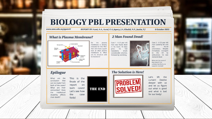 BIOLOGY PBL PRESENTATION by Eddry Aqasyah on Prezi