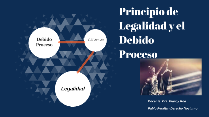 Principio de Legalidad y Debido Proceso by Pablo Peralta Herrera on Prezi
