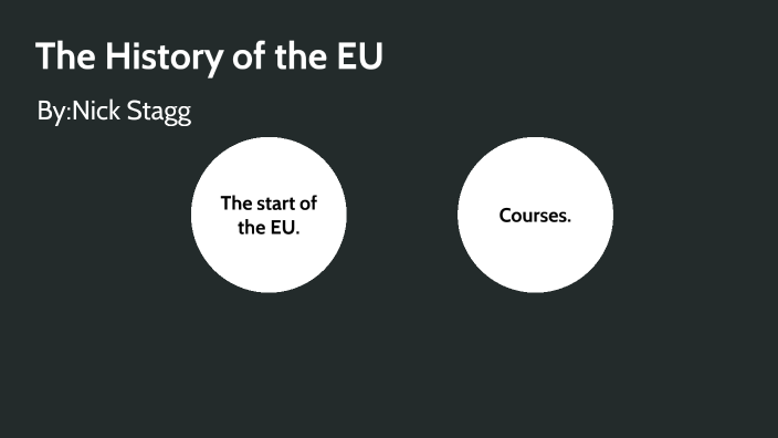 The EU History by Nicholas Stagg on Prezi