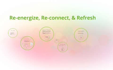 Re-energize, Re-connect, & Refresh by Sarah Raidbard on Prezi