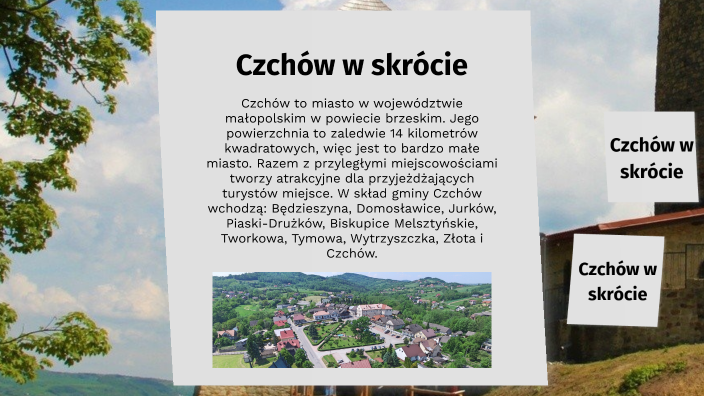 Czchów - turystyka by Filip Ptak on Prezi