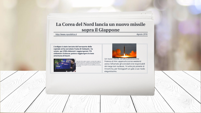 Giornale by Luca Pinter on Prezi