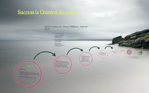 Success is counted sweetest by Edwards Stephon on Prezi