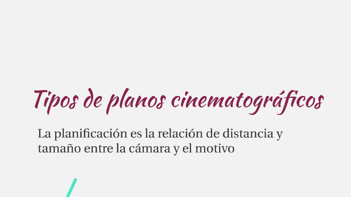 Tipos de planos cinematográficos by Angie Briceño